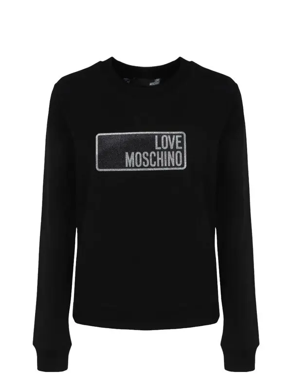 Moschino Print Sweatshirt - Black
