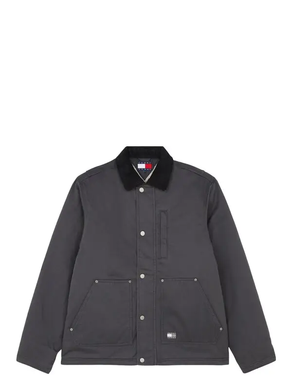 Tommy Hilfiger Corduroy Collar Jacket - Black