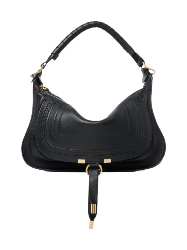 Chloé Marcie Shoulder Bag - Black