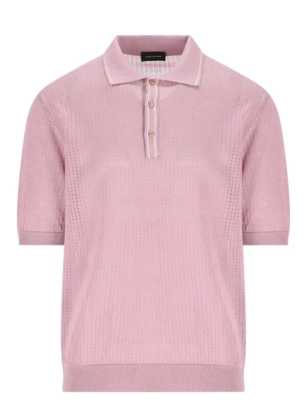 Tagliatore Short-sleeved Polo Shirt - Pink