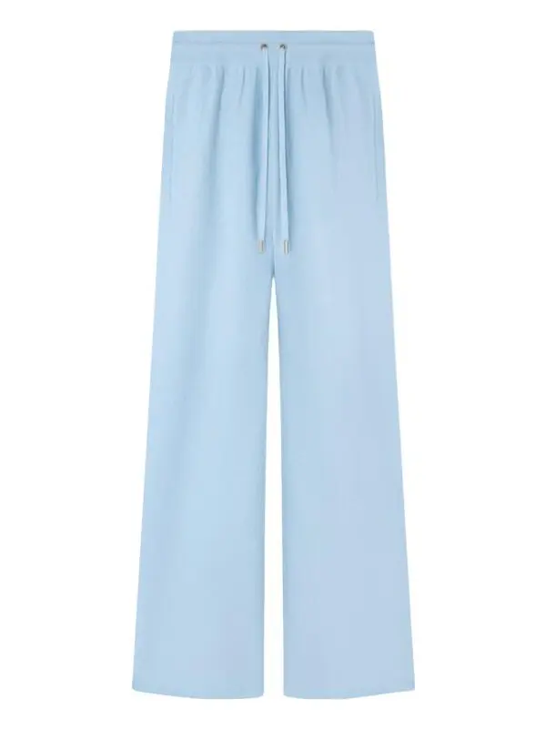 Versace Drawstring Flared Trousers - Light Blue