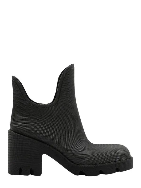 Burberry Marsh Round-toe Ankle Boots - Black