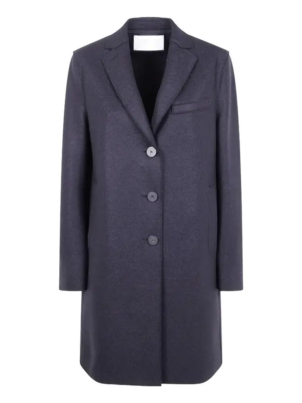 Harris Wharf London Wool Coat - Black