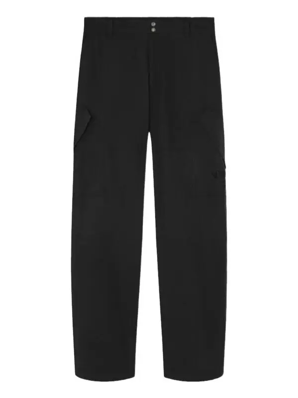 Versace Milano Stamp Tailored Trousers - Black