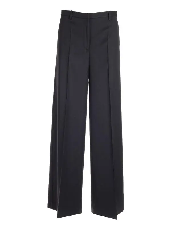 Versace Wide-leg Tailored Pants - Black