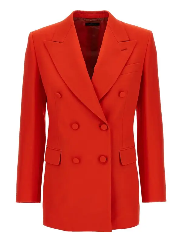 Brioni Double-breasted Blazer - Red