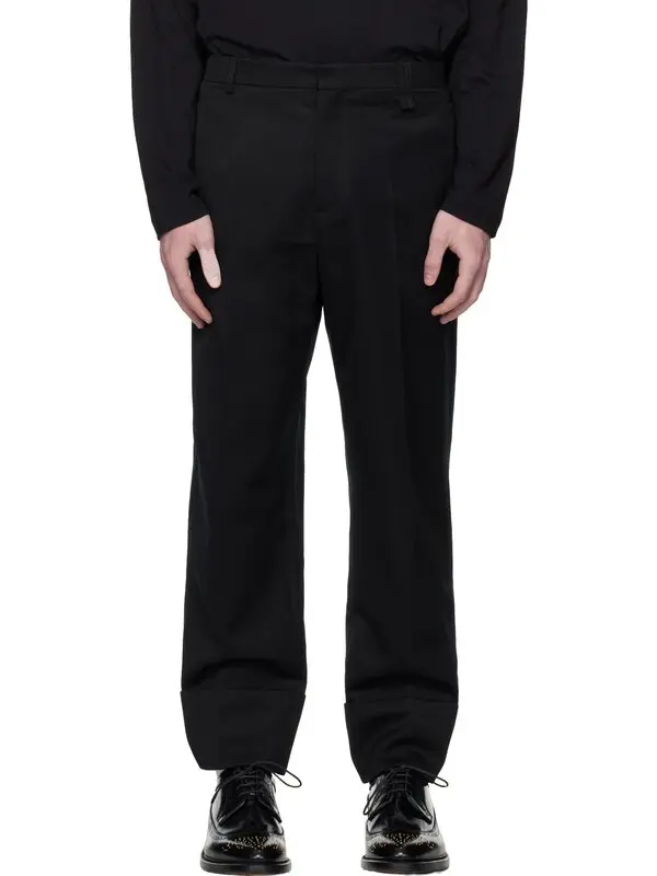 Simone Rocha Belt Loops Slacks - Black