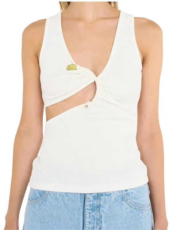 Christopher Esber Arc Stone Tank Top - * If The Color Is Empty, Use Instead Of White