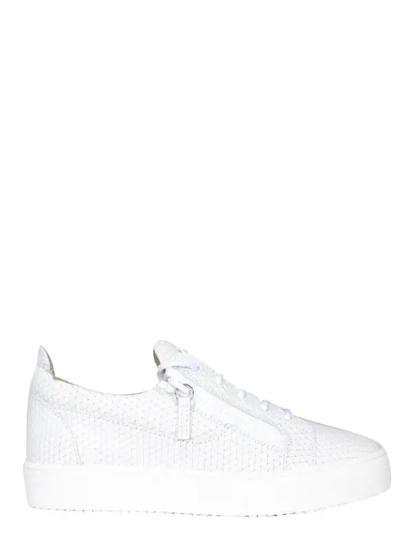 GIUSEPPE ZANOTTI May London Leather Sneakers - White