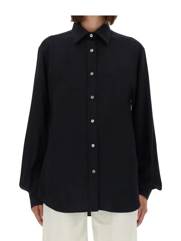Moschino Loose-fit Button-down Shirt - Blue