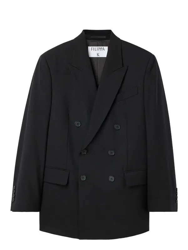 Filippa K Dani Double Breasted Blazer - Black
