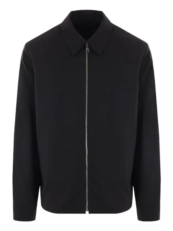 Prada Long-sleeved Zip-up Jacket - Black