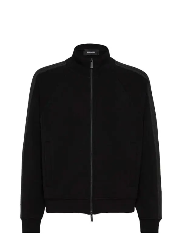 Dsquared2 Zip-up Sweatshirt - Black