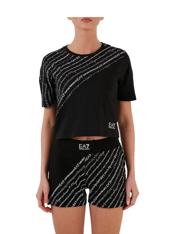 EA7 Short Sleeve T-shirt - Black