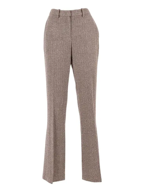 Ermanno Scervino Herringbone Trousers - Nude