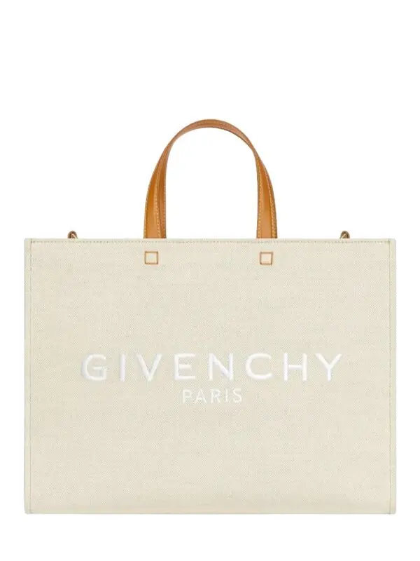 Givenchy Medium G-tote Shopping Bag - Natural Beige