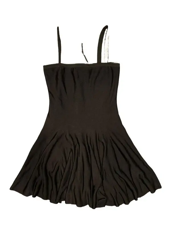 Balmain Spaghetti Strap Dress - Black