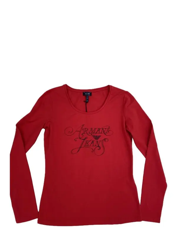 Emporio Armani Long Sleeve T-shirt - Red