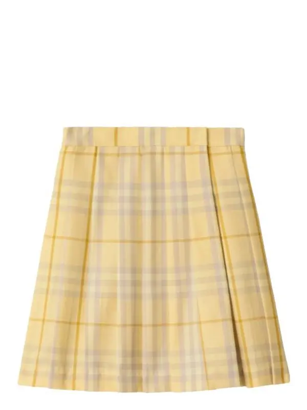 Burberry Check Pattern Skirt - Drum