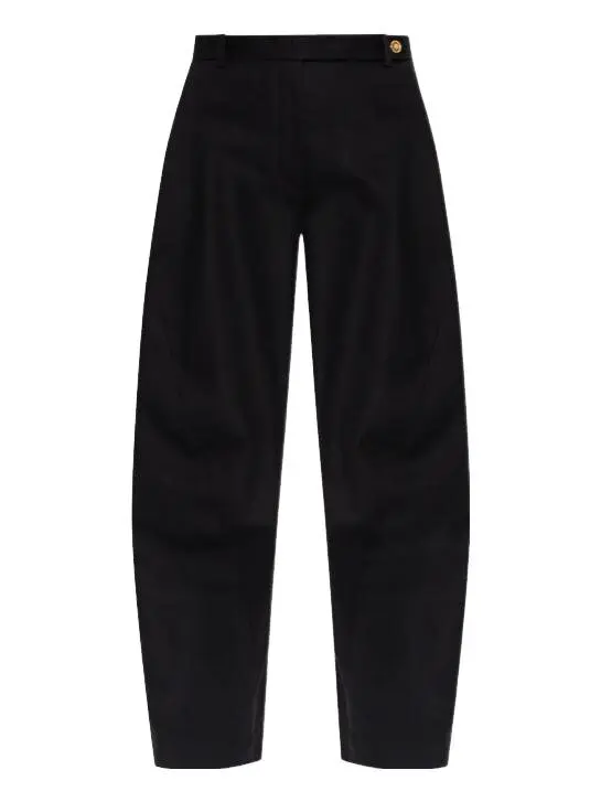 Versace Medusa Button Panel Trousers - Black