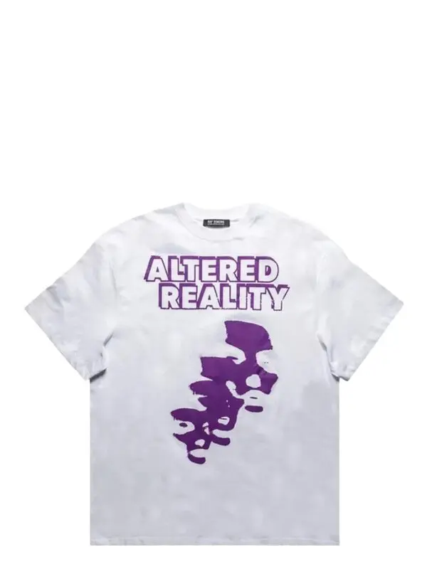 Raf Simons T-shirt With Round Neck And Short Sleeves - White