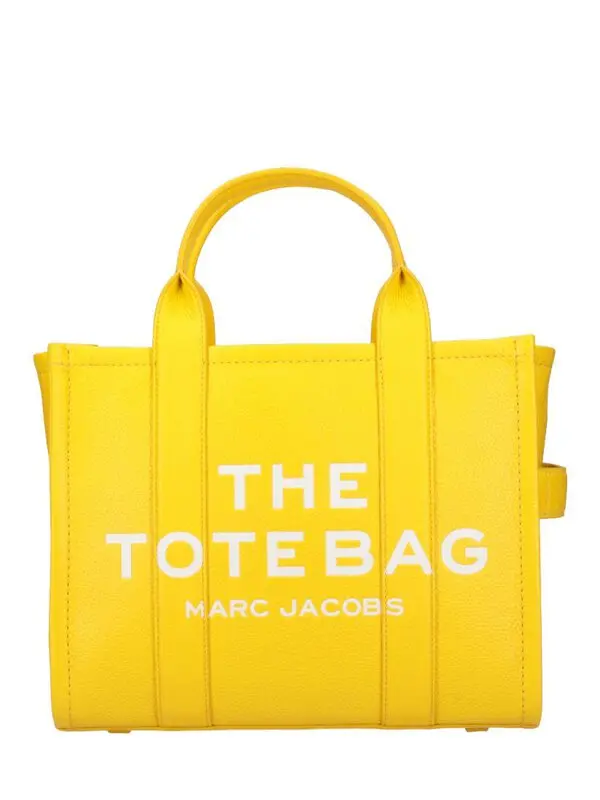 Marc Jacobs Logo Embossed Medium Tote Bag - Yellow