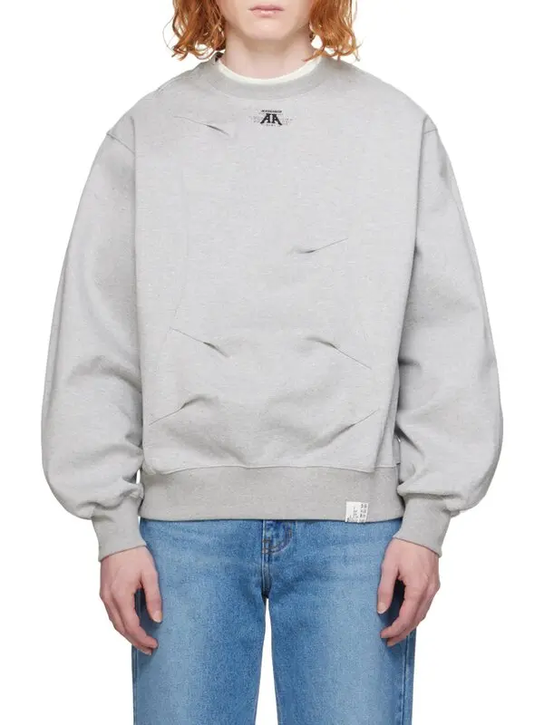 ADER ERROR Long-sleeved Sweater - White