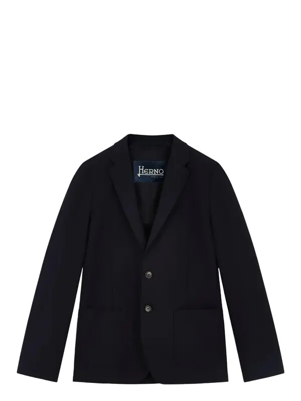 Herno Single-breasted Blazer - Blue