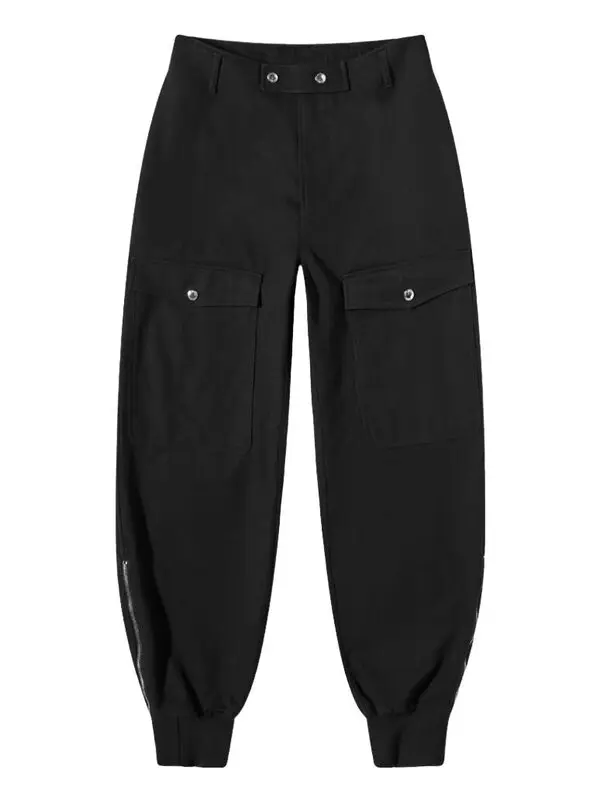 Alexander McQueen Straight Leg Cargo Pants - Black