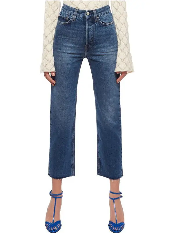 TOTEME Classic Straight-leg Jeans - Blue