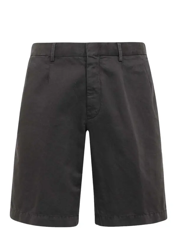Zegna Belt Ring Pocket Shorts - Black