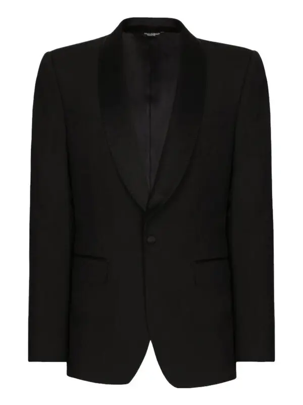 Dolce & Gabbana Sicilia-fit Tuxedo Jacket - Black
