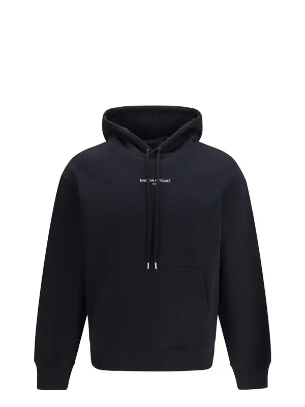 Maison Kitsuné Paris Logo Hoodie - Black