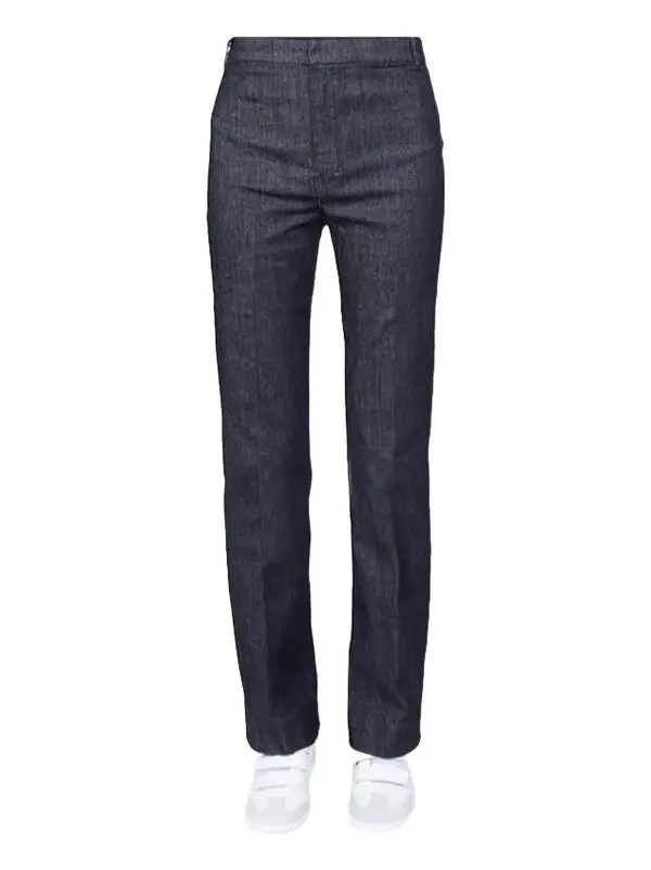 Max Mara Tailored Belt-loop Slacks With Multiple Pockets - Black