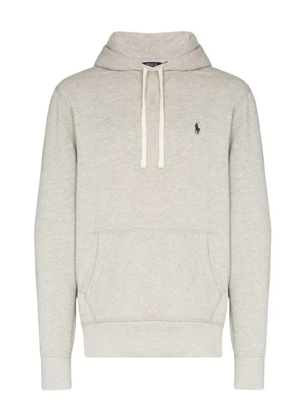 Polo Ralph Lauren Logo Fleece Hoodie - Gray