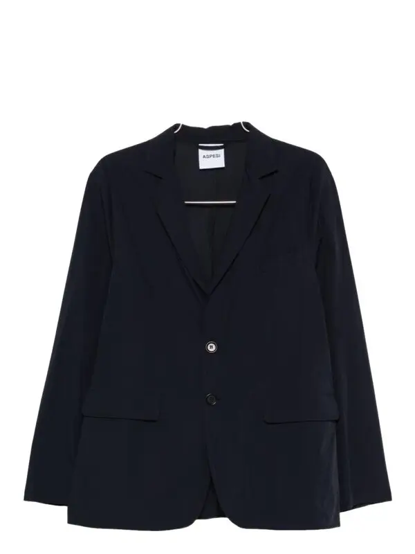 Aspesi Two-button Unlined Blazer - Black