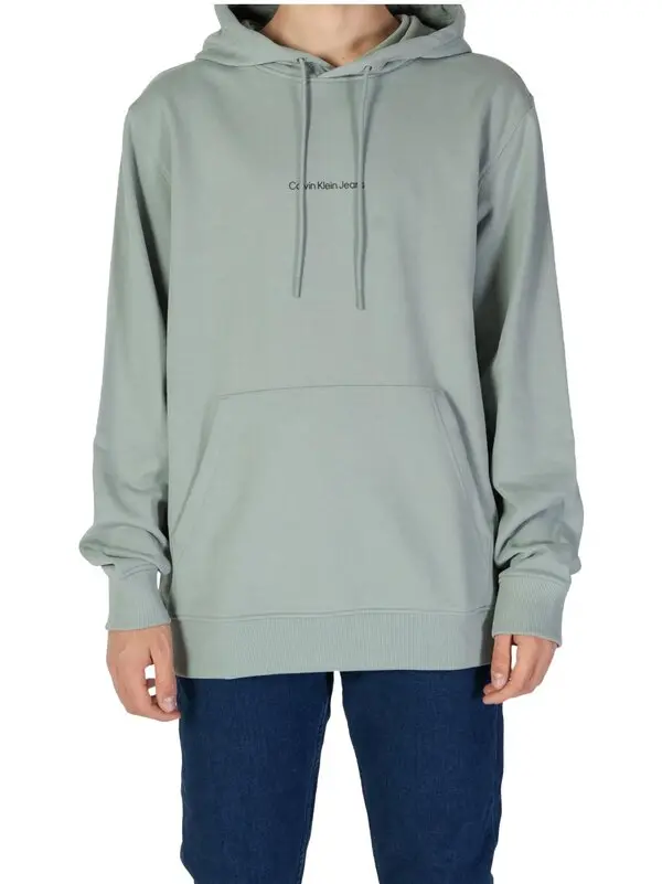 Calvin Klein Back Print Hoodie - Gray
