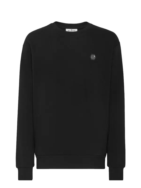 Philipp Plein Embellished Crewneck Sweatshirt - Black