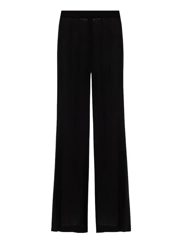 Dolce & Gabbana High-waisted Flared Trousers - Black