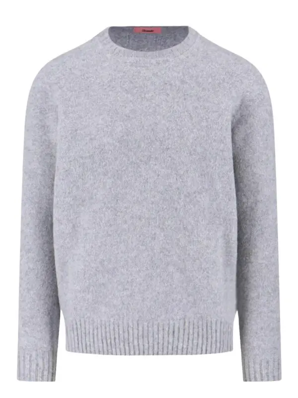 DRUMOHR Lambswool Crew-neck Sweater - Grey