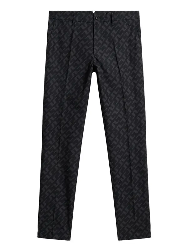 Burberry Monogram Tailored Trousers - Black