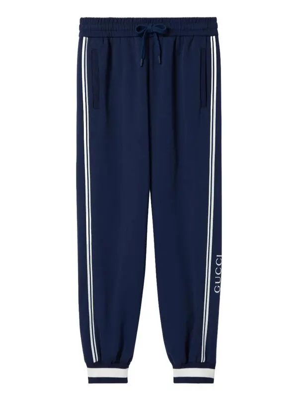 Gucci Technical Jersey Jogging Pants - Black
