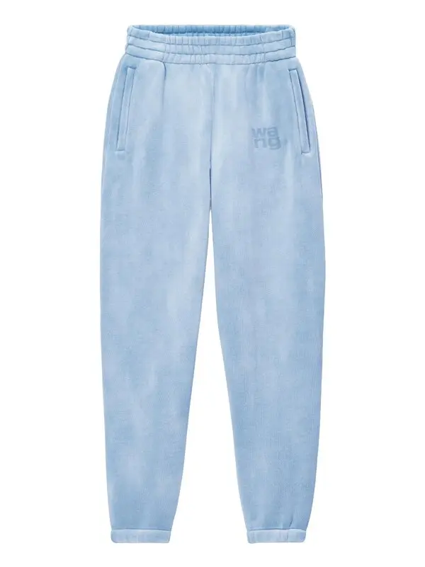 Alexander Wang Essential Terry Ribbed Hem Joggers - Light Blue