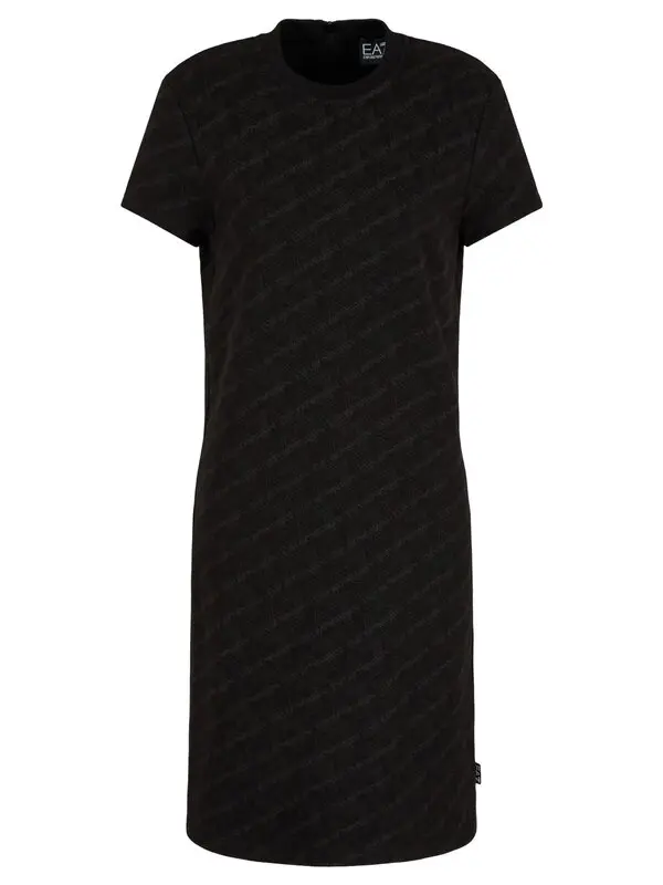 EA7 Short Sleeve Dress - Black
