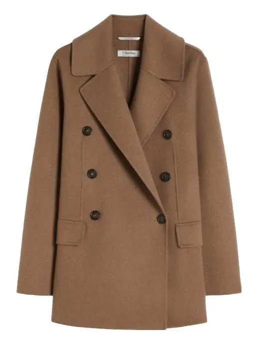 Max Mara Smrita Double-breasted Coat - Camel