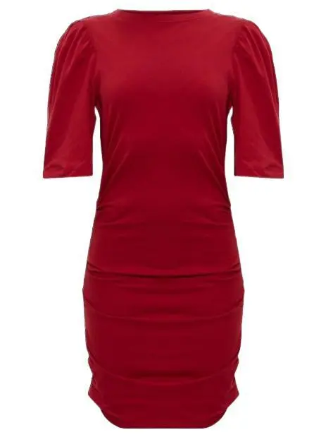 Isabel Marant Étoile Mylda" Gathered Mini Dress - Red