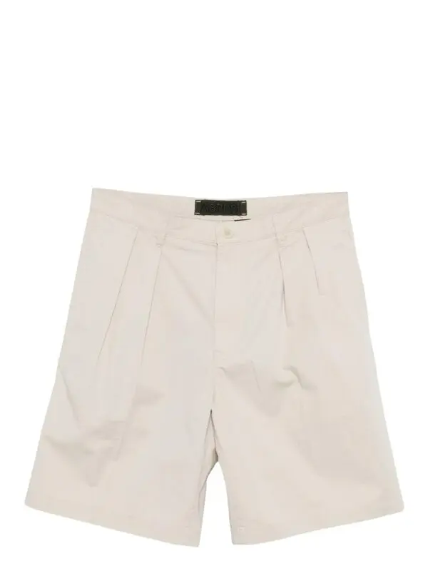 Aspesi Pleated Casual Shorts - White