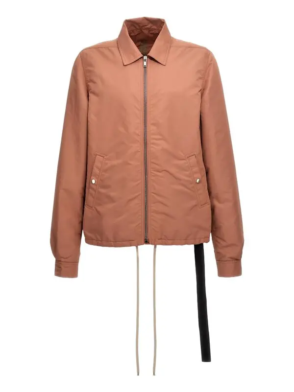 Rick Owens Zip Up Padded Jacket - Brown
