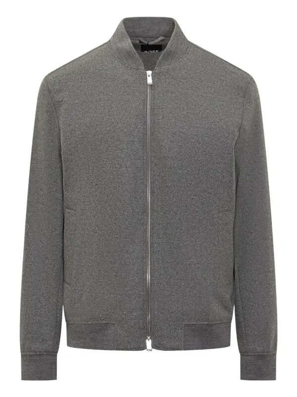 Hugo Boss Zip-up Bomber Jacket - Black