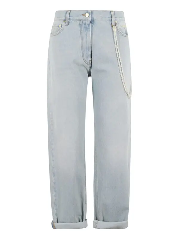 DARKPARK Chain Detail Jeans - Gray